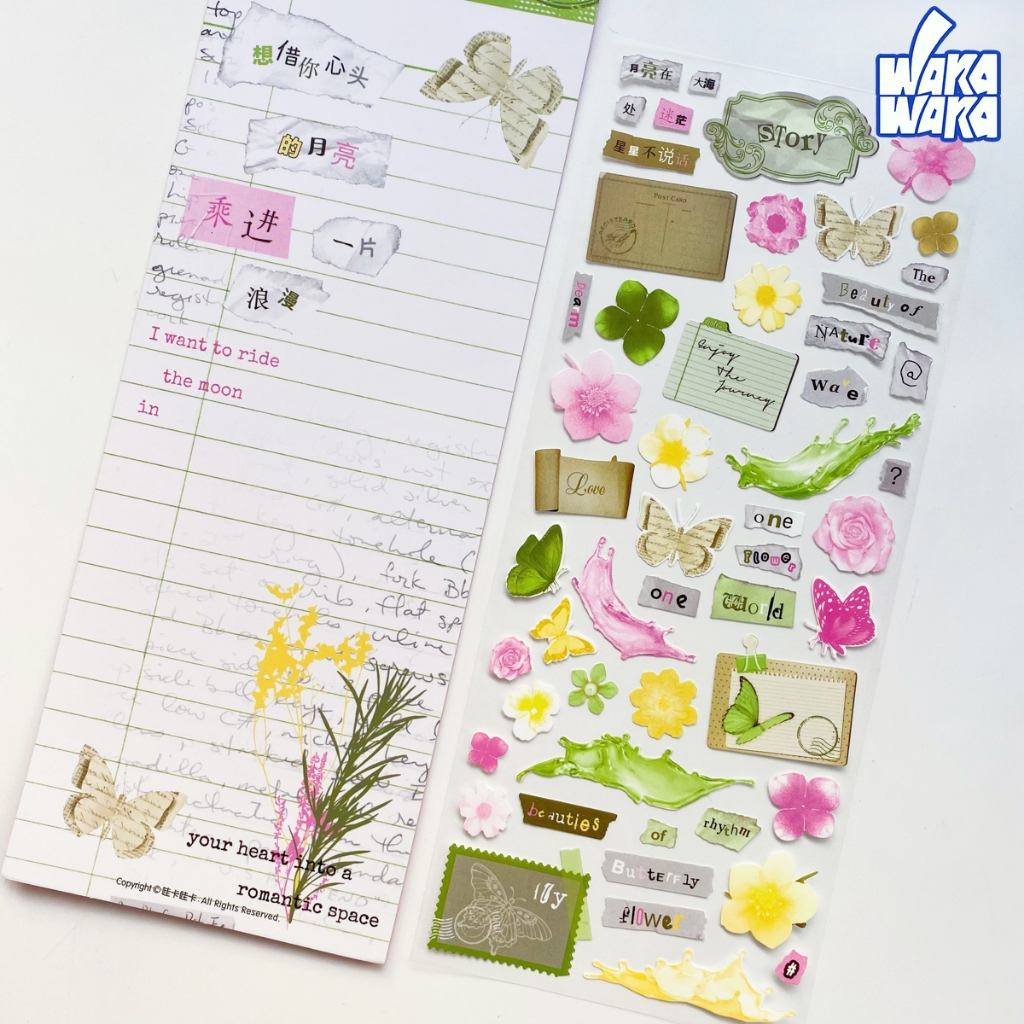 Collage Art Class Student Handbook Sticker diy Small Fresh Sticker Goo ...
