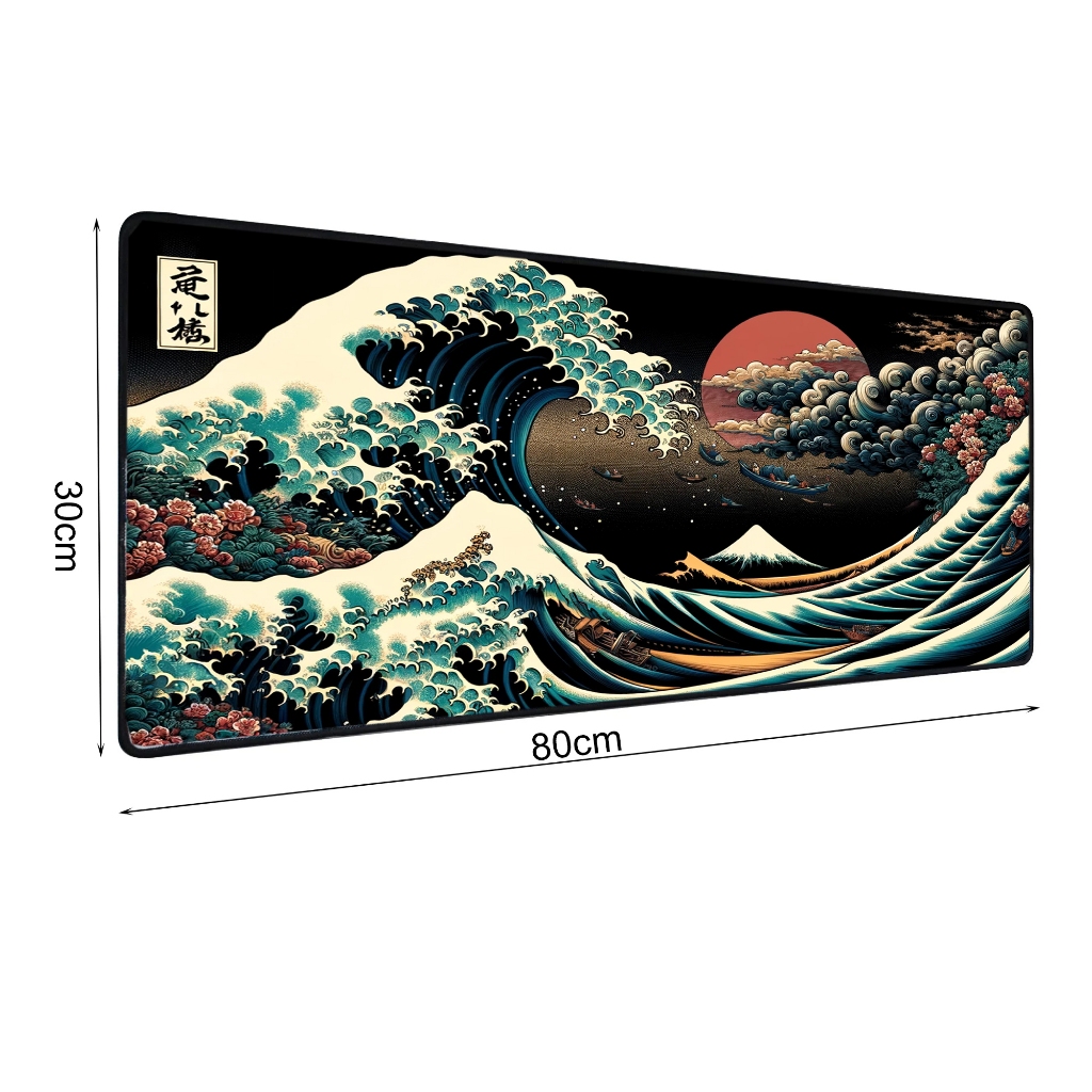 WOMIER Desk Pad Protector Office Desk Mat 30X80cm Mouse Pad Non-Slip ...