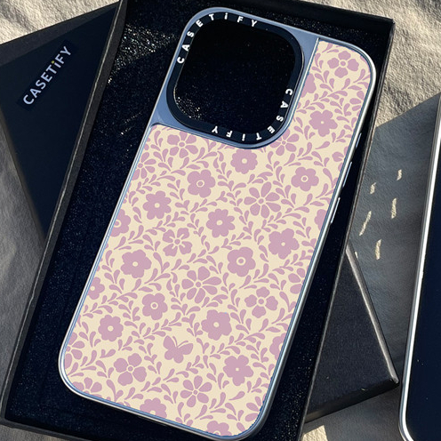 CASECASE X Butterfly pattern Magnetic suction Matte Black&Silver ...