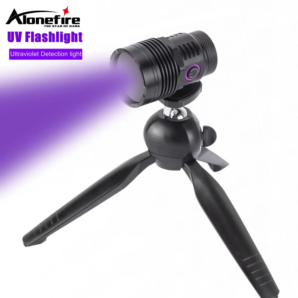 Alonefire SV47-UCL 12W 365nm UV LED Flashligh Black Light High Power ...