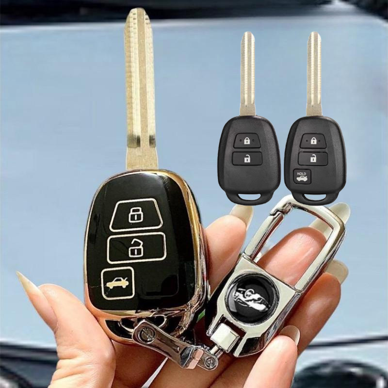 Toyota Vios Car Key Case Vios Car Remote Key Fob Shell Cover Case for ...
