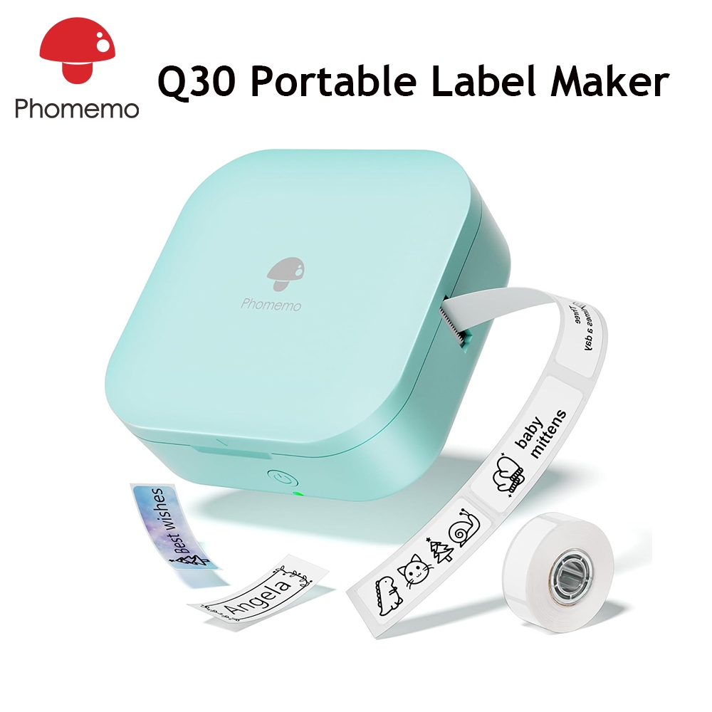 Phomemo Q30 Mini Bluetooth Thermal Label Printer, Handheld Portable ...