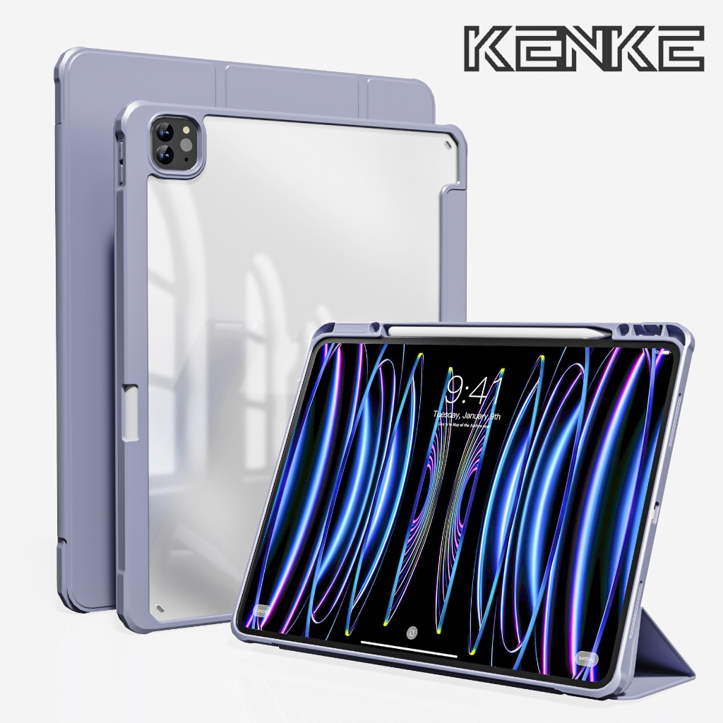 kenke ipad case Acrylic hard board, high definition transparent case ...