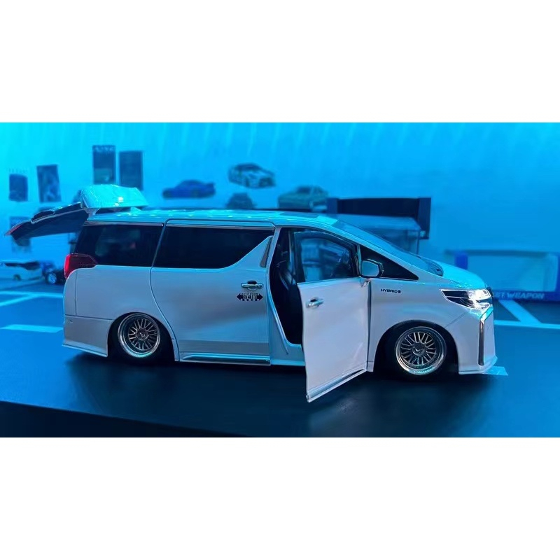 Alpha Alloy Car Model Toy Car Luxury MPV Business Vehicle Car Toy Alloy ...