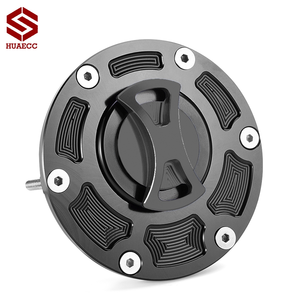 Motorcycle CNC Aluminum Fuel Tank Cap Cover for Kawasaki Ninja 300 EX300 Ninja 250 EX250 Z250 ...