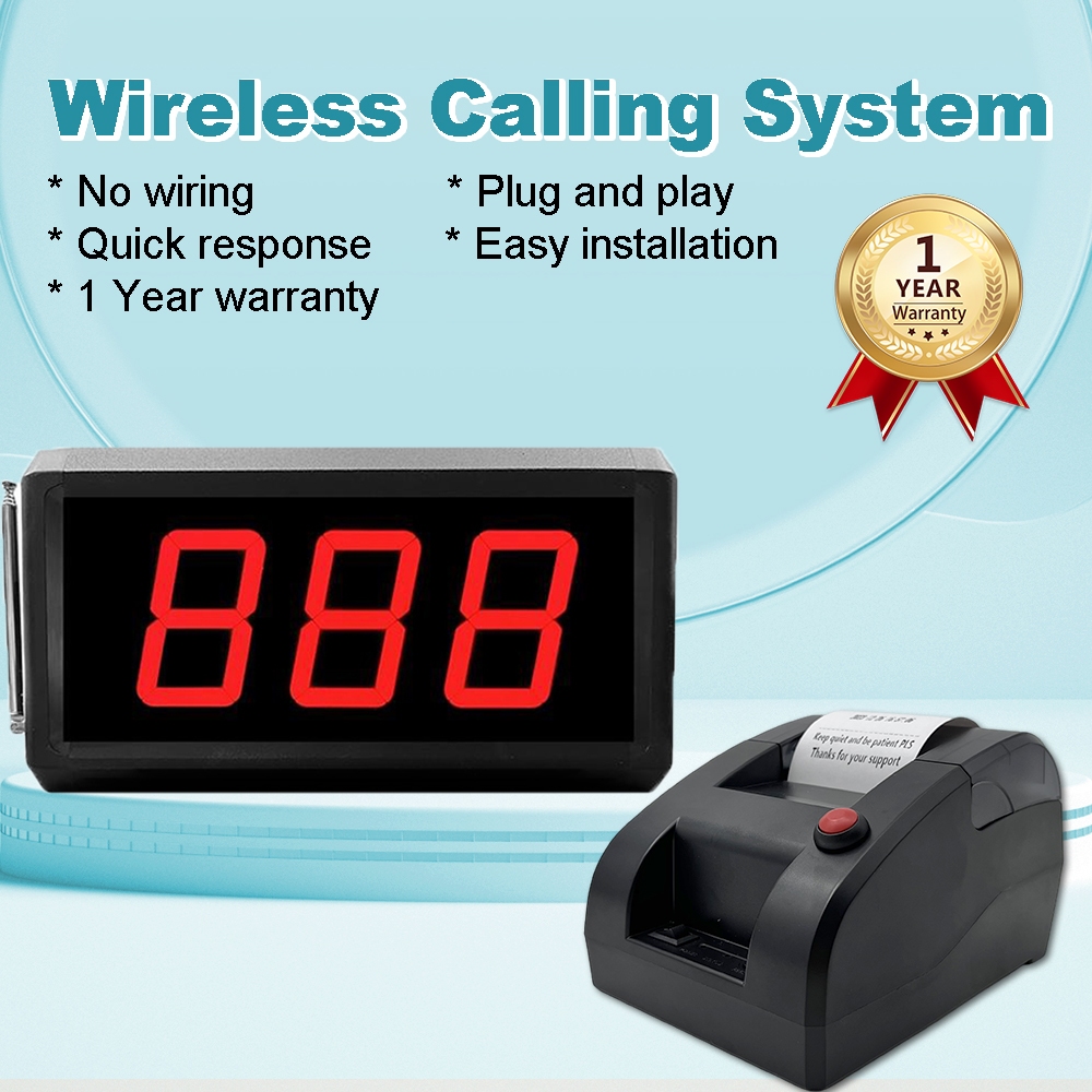 Now Serving Number System Electronics Simple Take a Tickets System with Numbers Taker Machine ...