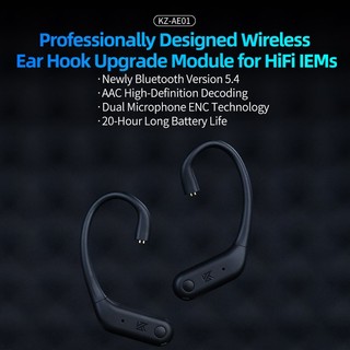 KZ AE01 Bluetooth Earhook Bluetooth Earphone Bluetooth 5.4 AAC HD ...