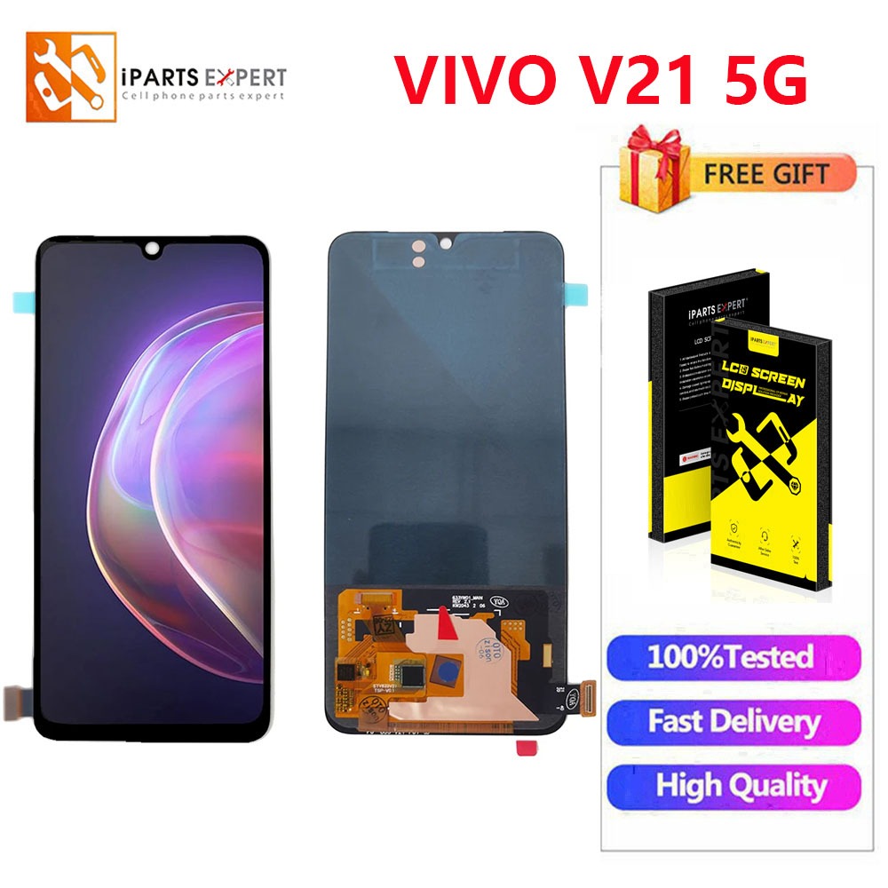 IPARTSEXPERT Original LCD For VIVO V21 5G V2050 LCD Display Touch panel ...