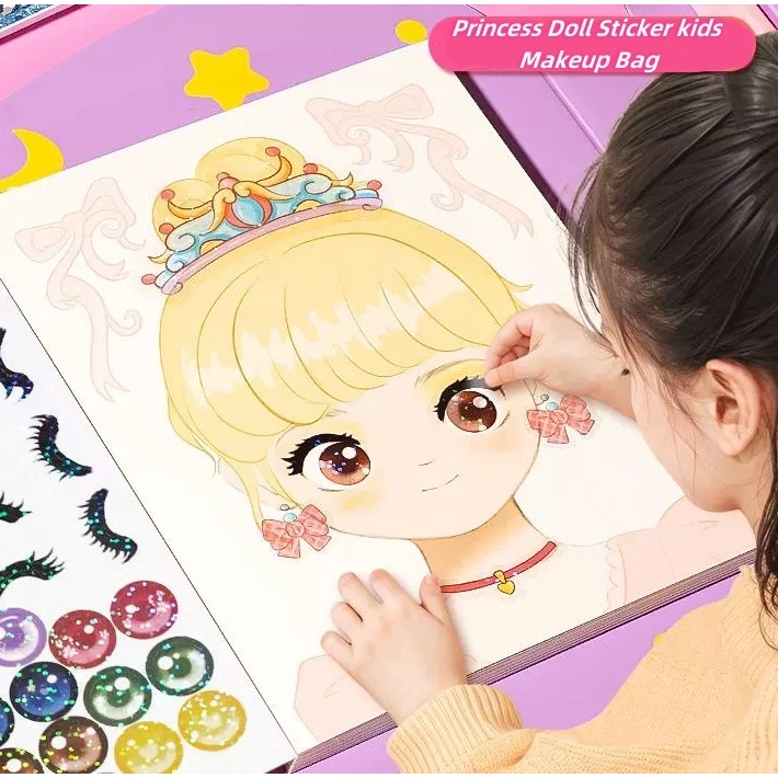 Sticker Book Dress Up Paper Doll for Kids Girls Sticker Toy Sticker ...