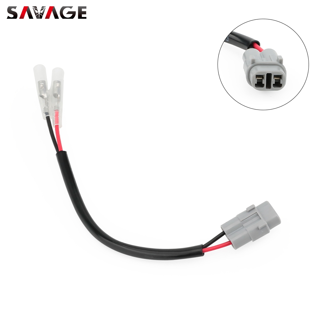 Cables License Plate Light Adapters For KAWASAKI Ninja ZX-4R/RR ZX-6R ...