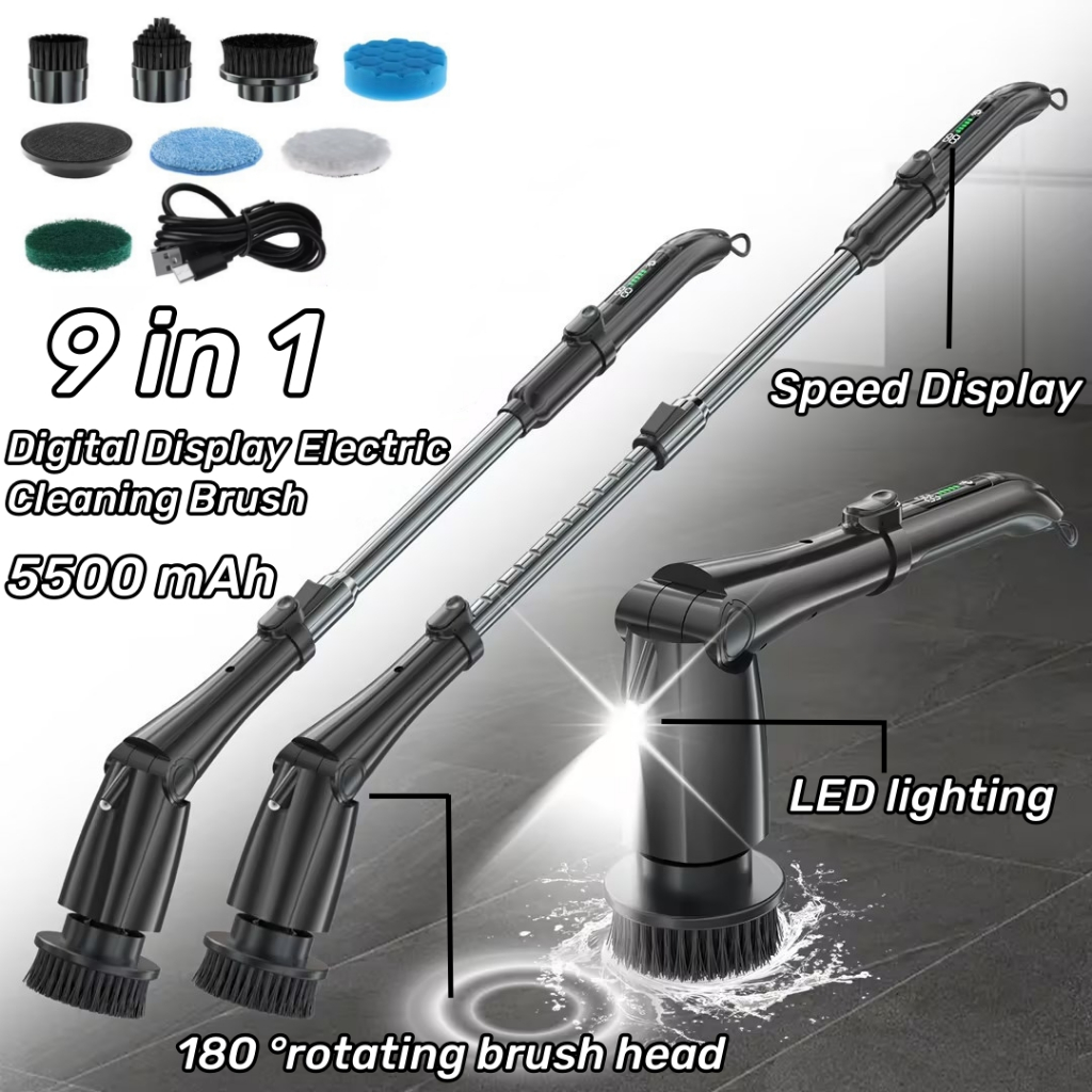 COD wireless electric cleaning brush Multi-functional household ...