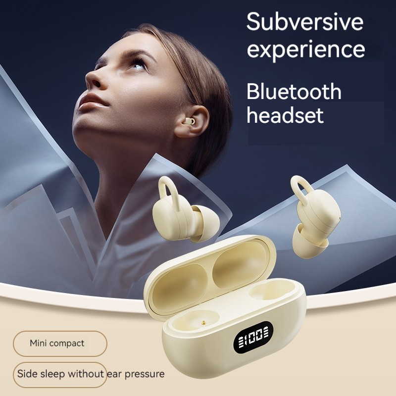 X66 Invisible Sleep Earphones Mini Headphones Bluetooth TWS Wireless ...