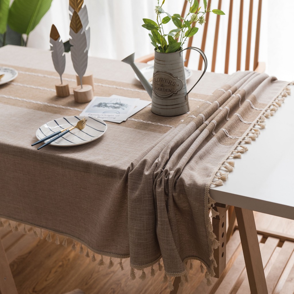 Japanese Style Thicken Tablecloth for Home and Restaurant Decoration ...