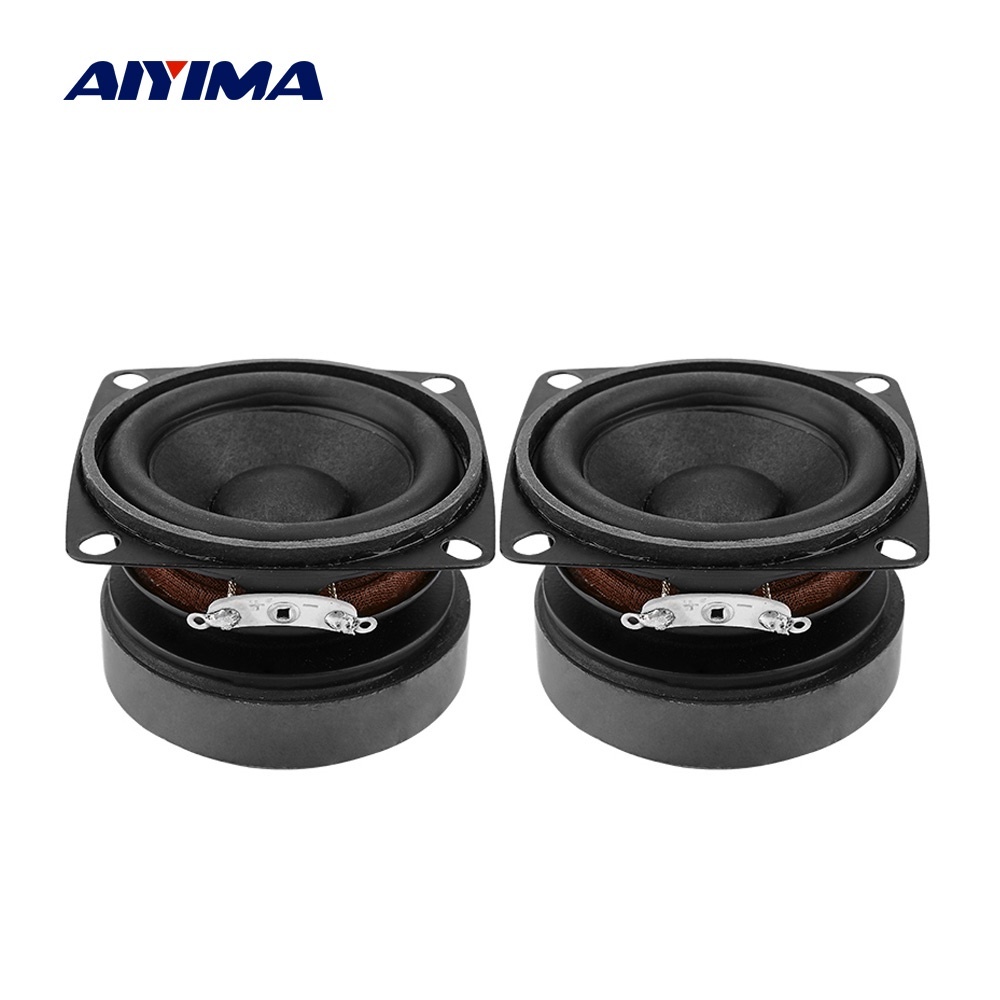 AIYIMA 2Pcs 2 Inch 4 Ohm 15W Portable Audio Speakers Full Range Sound Speaker Mini Loudspeaker ...