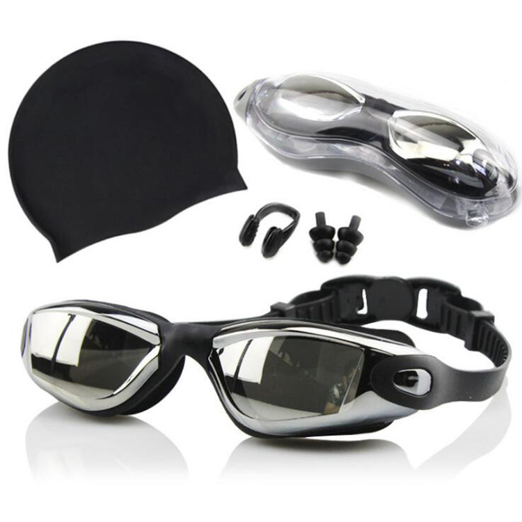 Googles For Swimming Swim Cap and Goggles Swimming Goggles Set Advanced ...