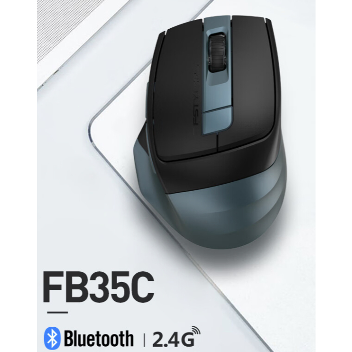 A4TECH FB35CS Rechargeable Bluetooth 2.4GHz Dual-mode Mouse For Win/iOS ...