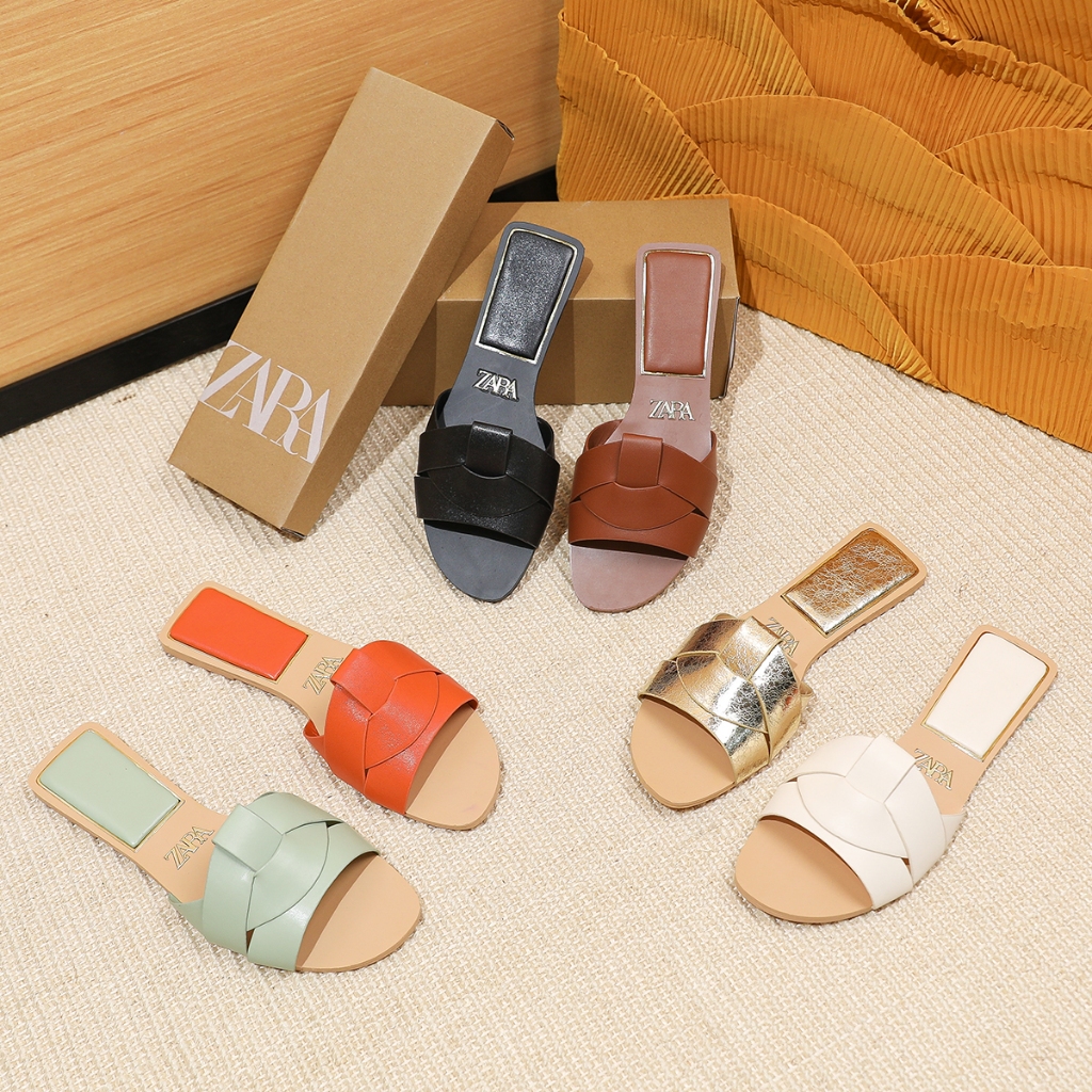 MONDAYSHOE NEW ZARA SLIPPERS FOR WOMEN TOP GRADE SANDALS WITH BOX ZA-1 ...
