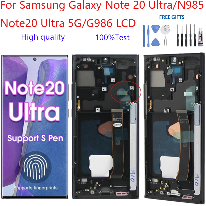 'No burns or aging'TFT/AMOLED Note 20 Ultra Screen Assembly for Samsung ...