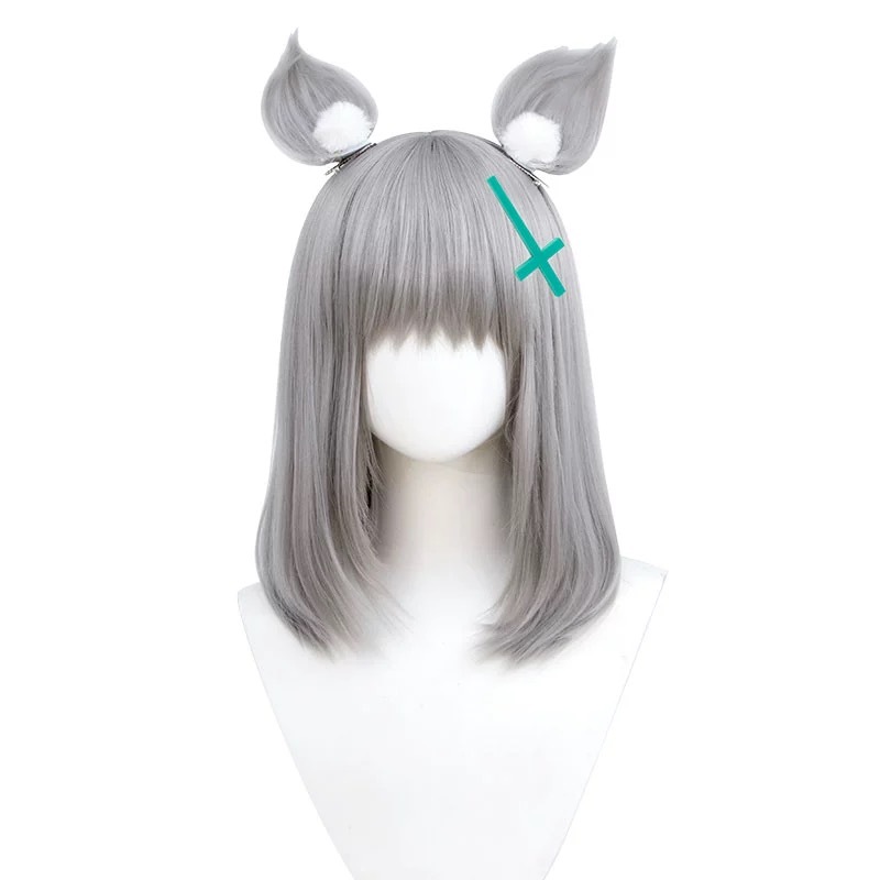 Jingyue Blue Archive Impact Sunaōkami Shiroko Cosplay Wig Gradient Heat ...