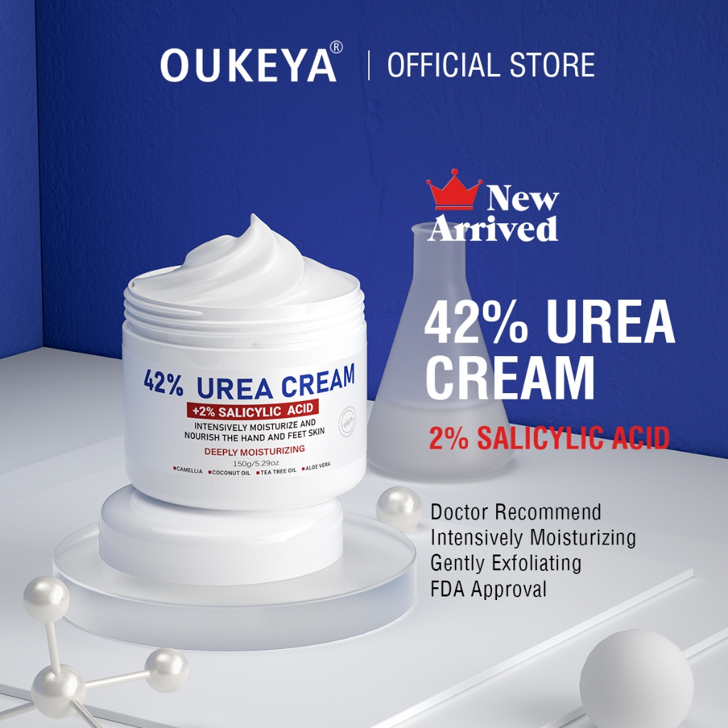 OUKEYA Urea Cream 42% with Salicylic Acid 2% Hand and Foot Care Dry ...