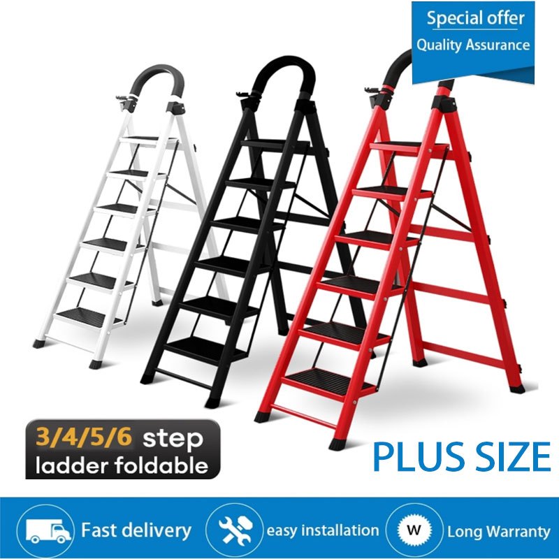 6 Step Ladder Foldable Aluminum heavy duty Hagdanan Folding portable ...