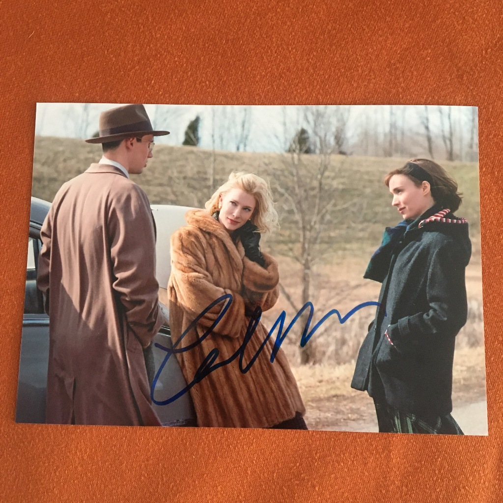 hand signed Carol Cate Blanchett autographed photo 7 inches | Shopee ...