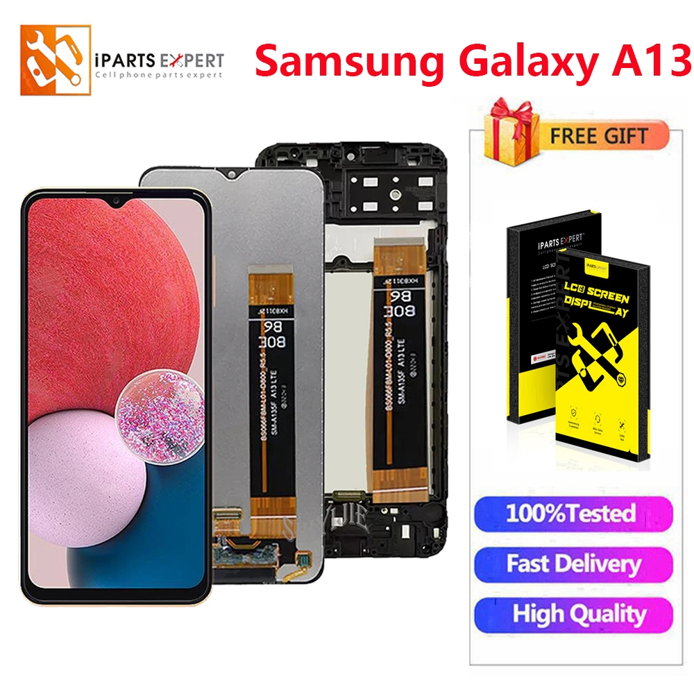 IPARTSEXPERT Original LCD For Samsung Galaxy A13 4G A135F LCD Display ...