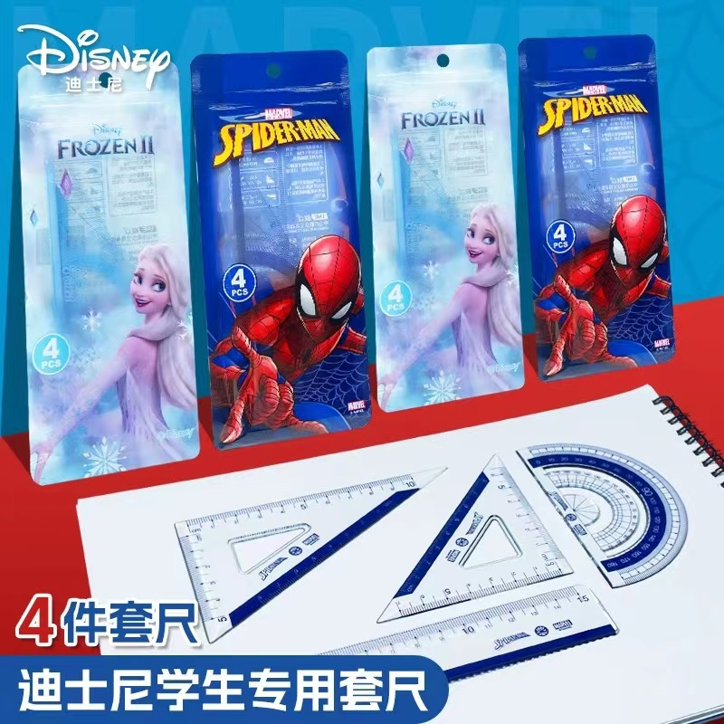 Disney Set Ruler Cartoon Student Learning Stationery Children Drawing ...