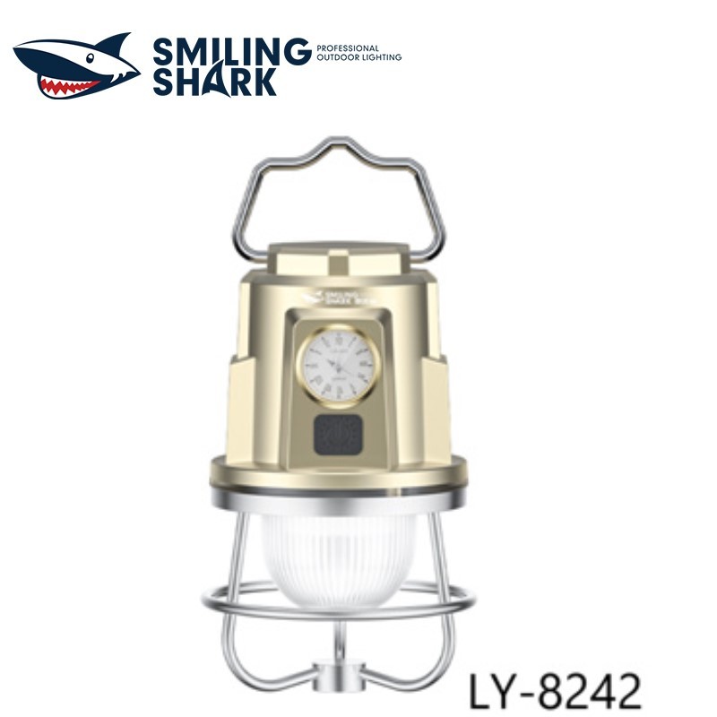 Smiling Shark LY8242 Camping Light 18650 Rechargeable Camping Lamp ...