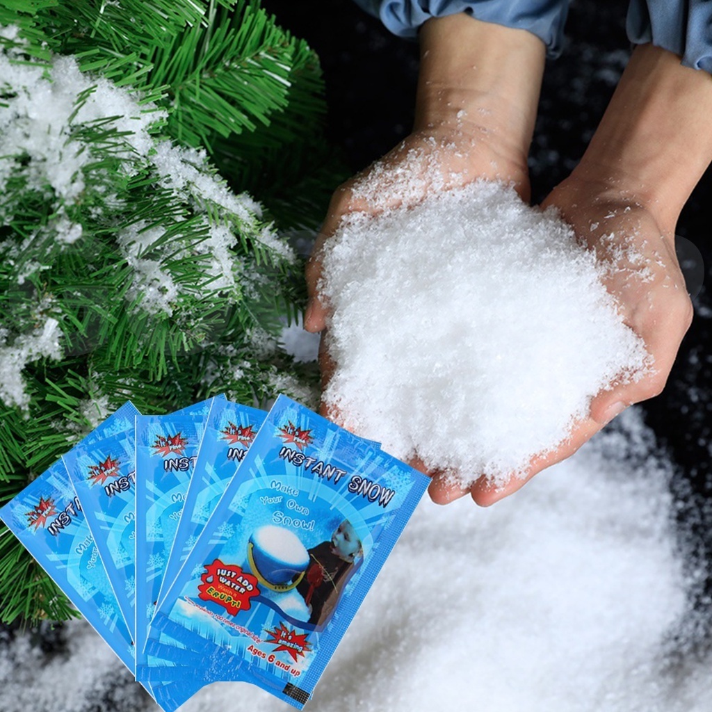 1PCS Snow Magic Artificial Simulated Snow Instant Christmas Decorations ...