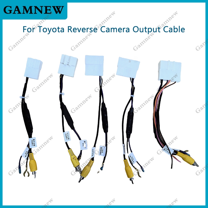 Car Reverse Camera Output Video Adapter Wiring Cable For Toyota ...