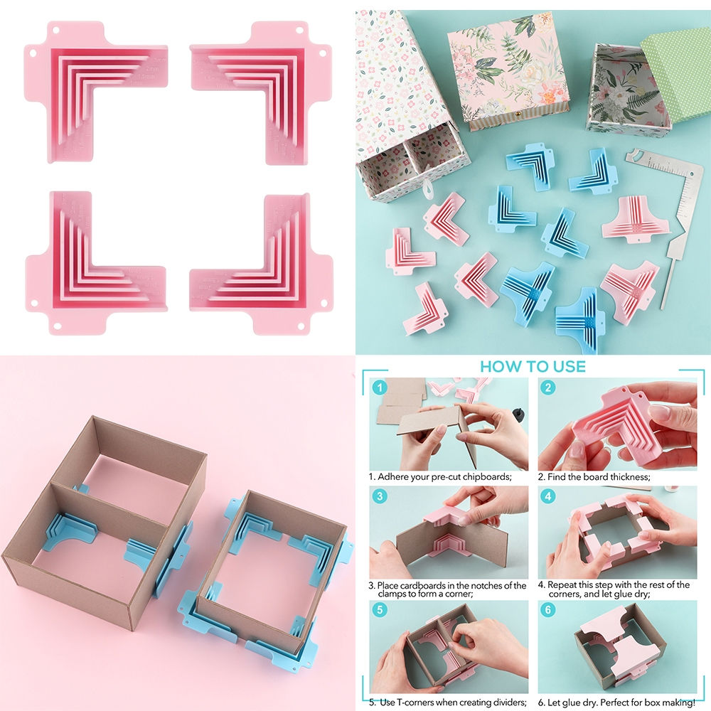 Corner/Divider Assembly Clamps for Box Making; Corner Guides for ...