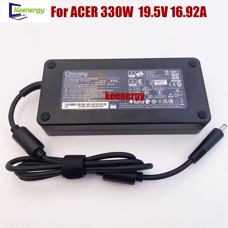 For Acer Predator Helios 16 Gaming Laptop Adapter 330W 19.5V 16.92A PH16-71-948L Battery Charger ...