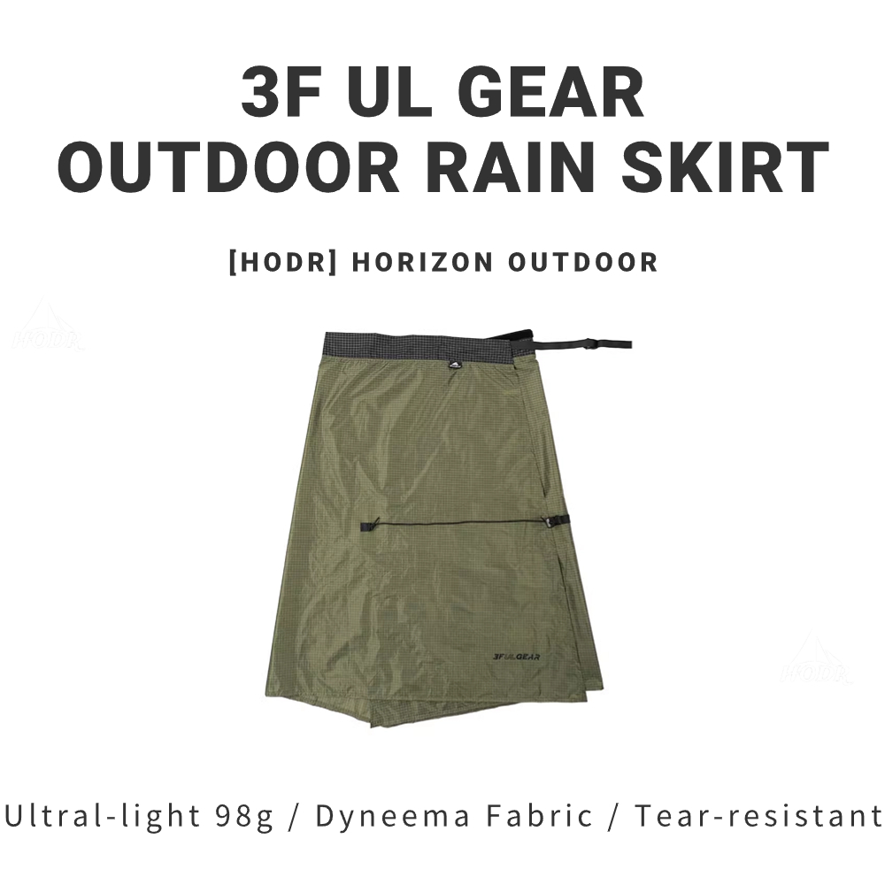 [HODR]3F UL GEAR Outdoor Waterproof Rain Skirt Dyneema 20D Blended ...