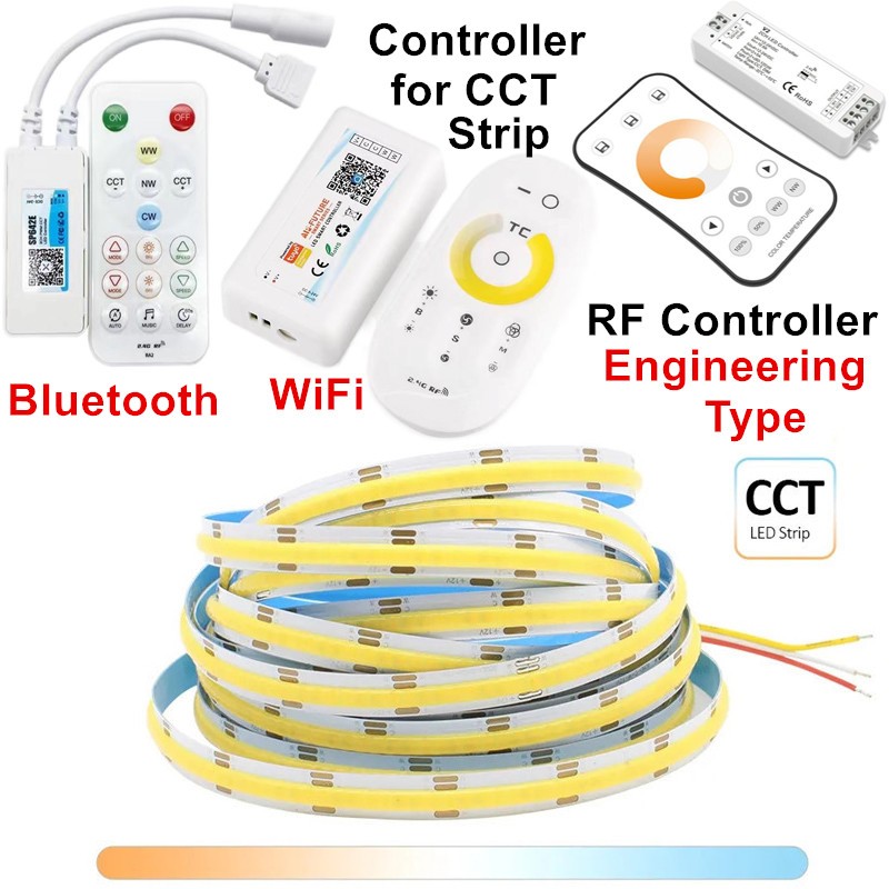 DC12V 24V Smart Controller for CCT Dual Color LED Strip Light ( 4 Types ...
