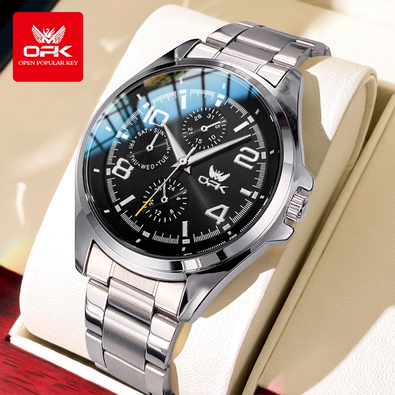 OPK Relo Business Watch For Men Waterproof Original Stainless Steel ...