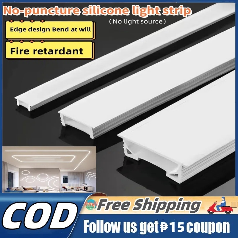 NHBH Led Line Lights Headless Lamp Wear-Free Flexible Silicone Light ...