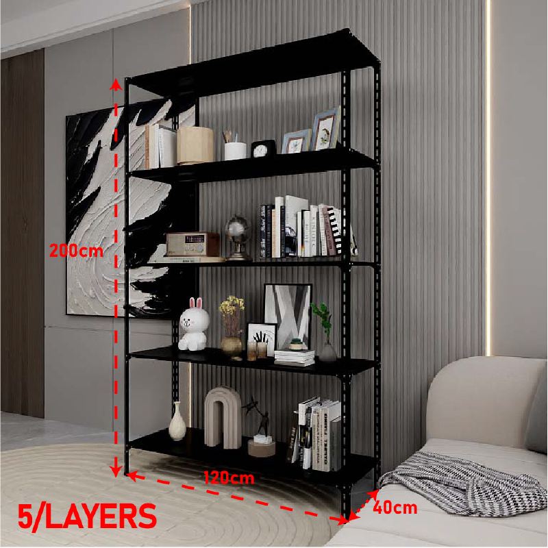 Steel Rack Boltless Rack 5 Layer Heavy Duty Stante Grocery Rack ...