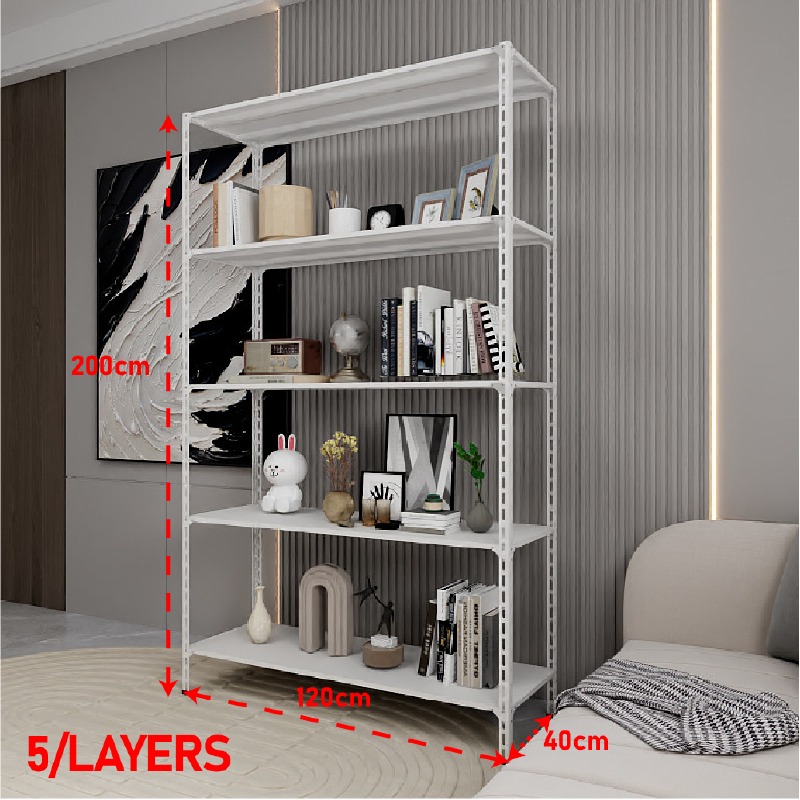 Steel Rack Boltless Rack 5 Layer Heavy Duty Stante Grocery Rack ...