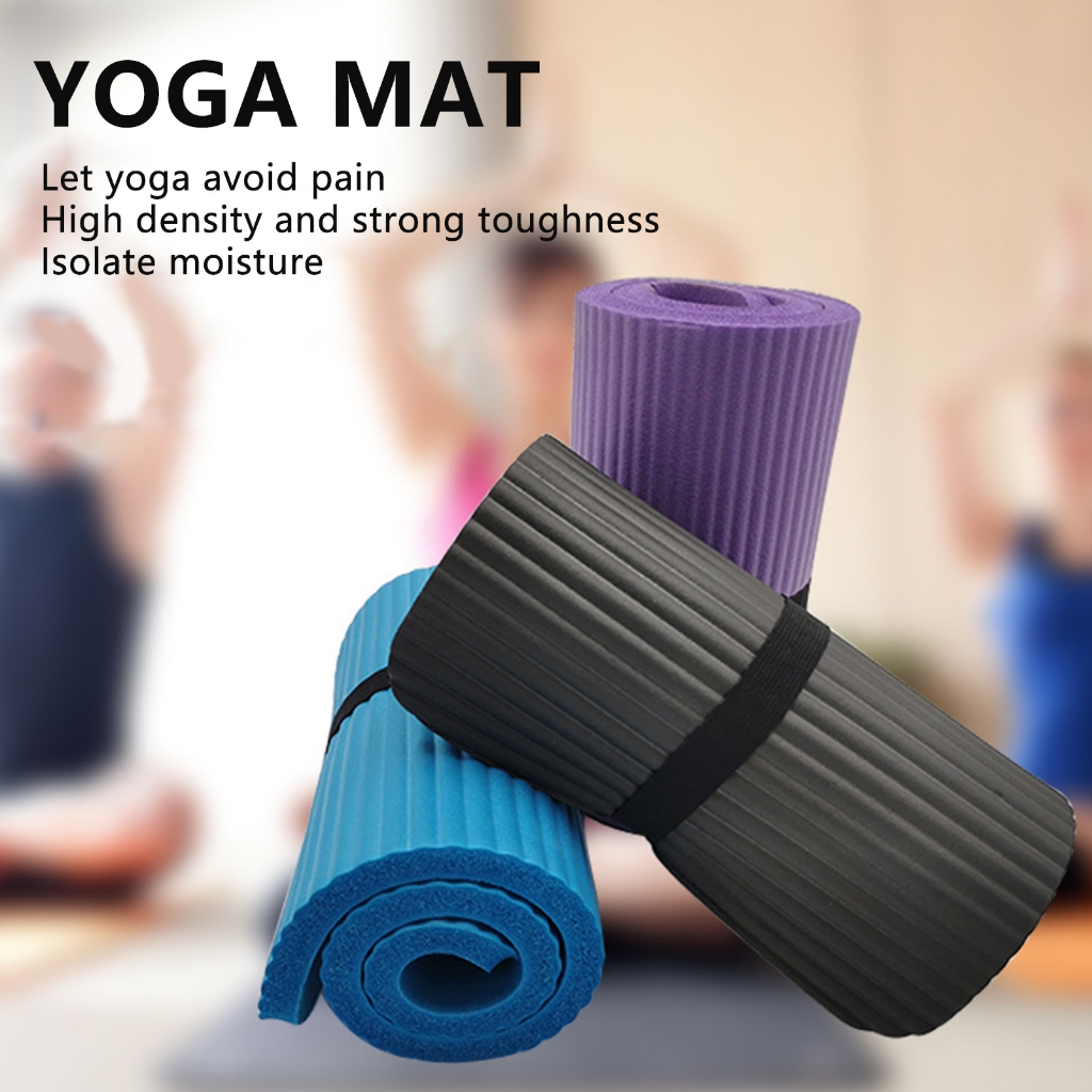 Yoga knee pad anti slip yoga pad 15mm training trip | Shopee Philippines