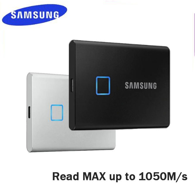 SAMSUNG T7 Touch Portable 500GB Mobile Solid State Drive (PSSD) NVMe ...