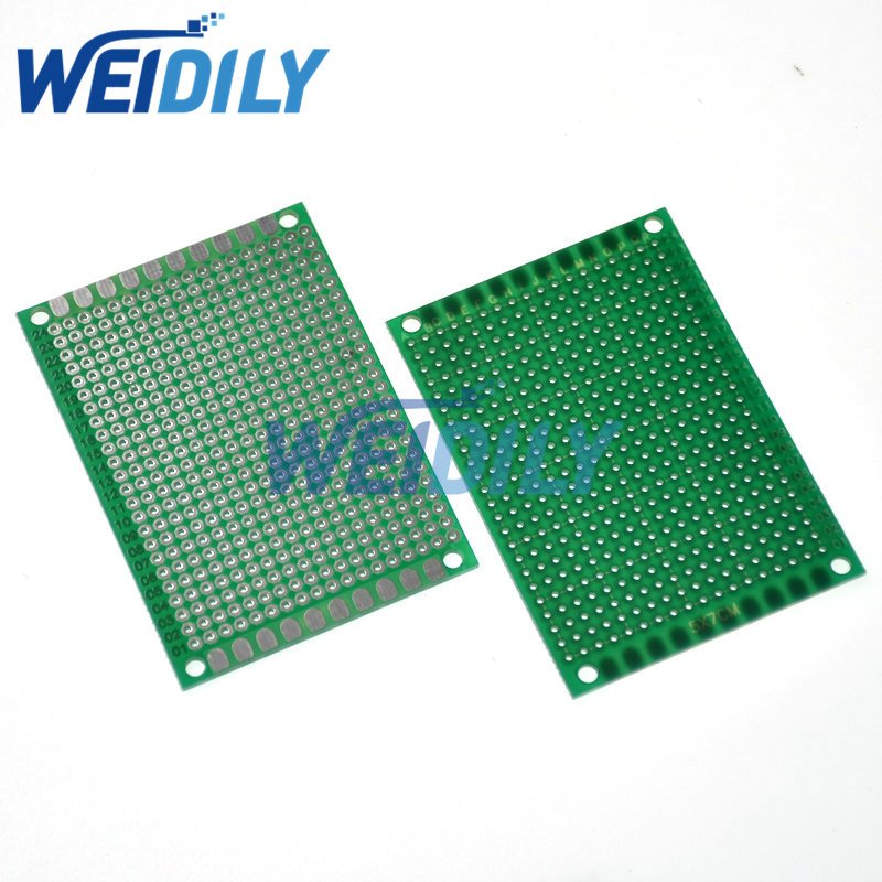 2PCS 5*7cm Single Side Prototype PCB DIY Universal Printed Circuit ...