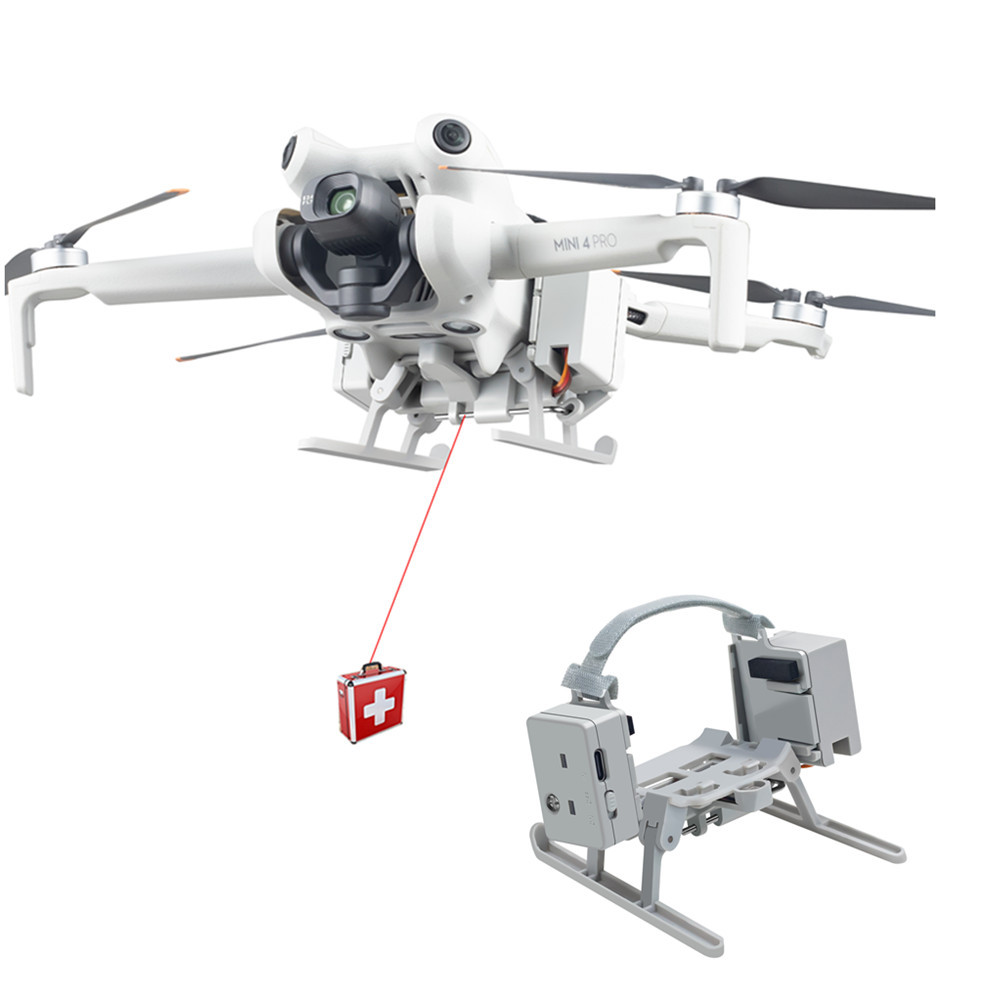 Airdrop System with Landing Gear for DJI Mini 4 Pro Drone Thrower ...