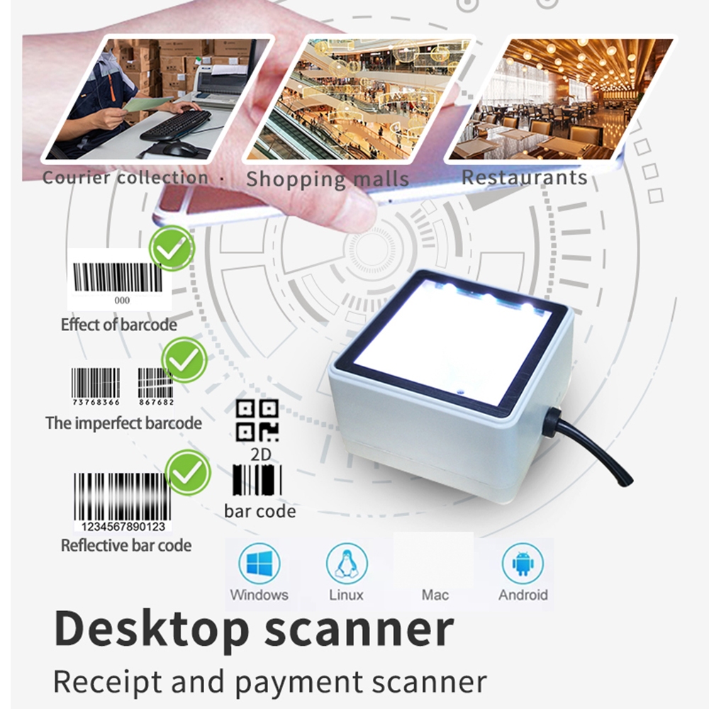 QR Code Reader Modular for Bus Vending Machine Kiosk Embedded USB Port No Need Driver in Android ...