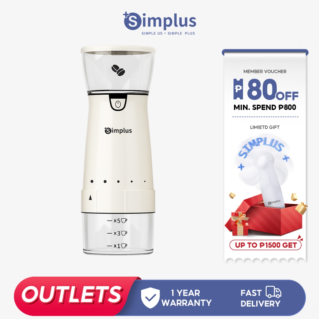 Simplus Electric Coffee Grinder Stainless Steel Grinder Coffee Maker ...