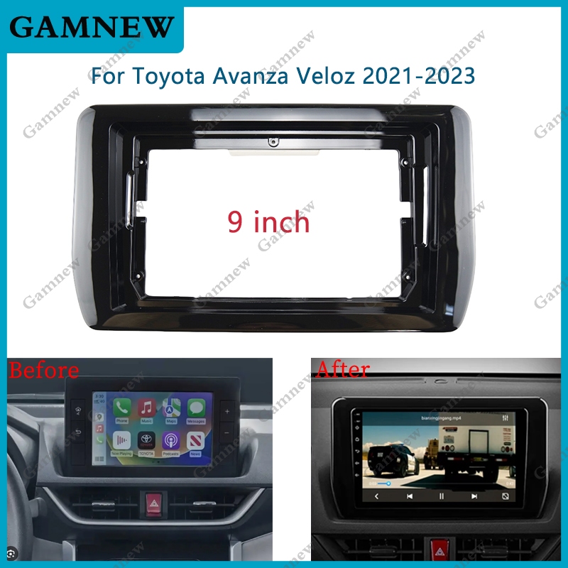 9 Inch Car Frame Fascia Adapter Android Radio Dash Fitting Panel Kit ...