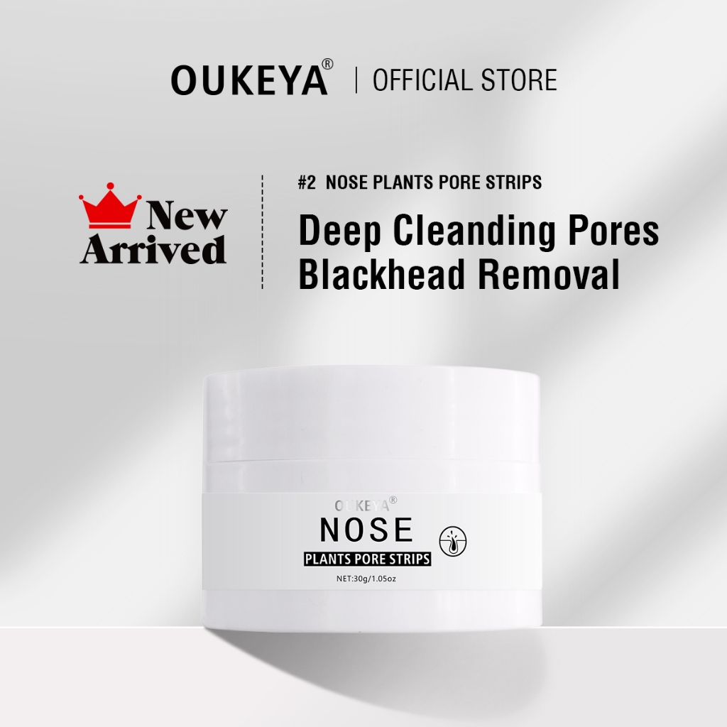 OUKEYA Blackhead Whiteheads Remover Mask Facial Peeling Nose Strip Acne ...