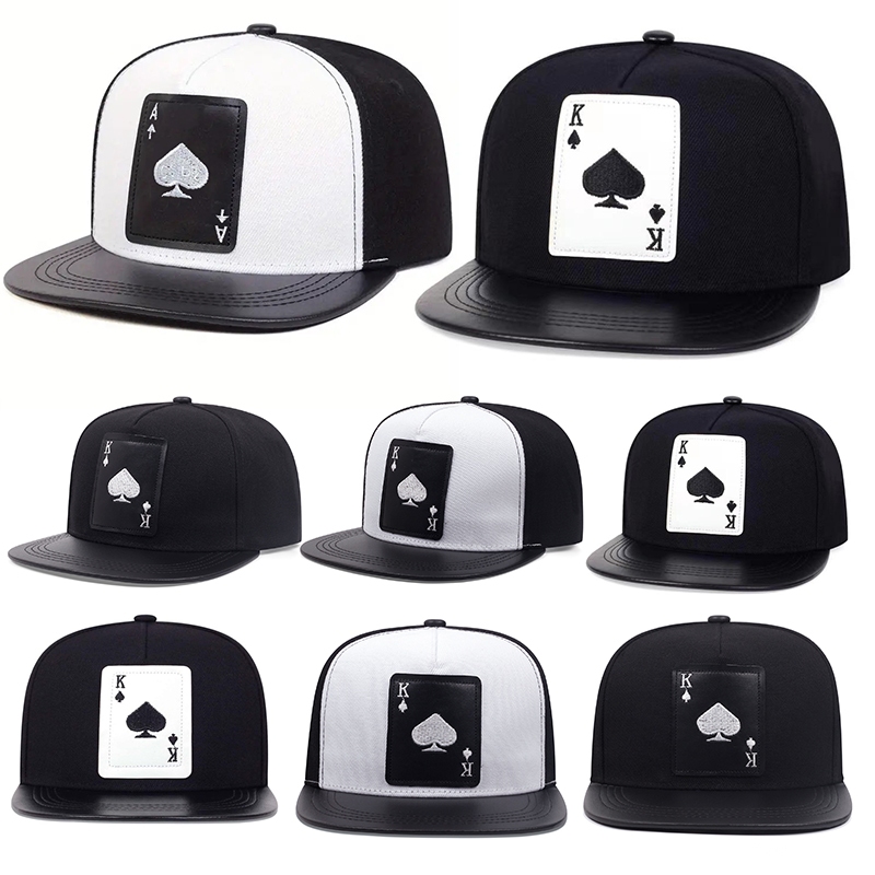 Poker tags Snapback cap for men Hip Hop plain cap for woman vintage ...