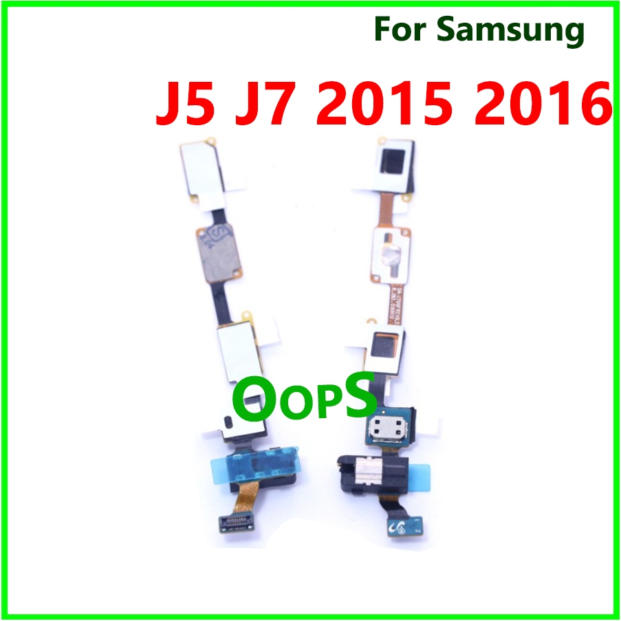 COD J500 J510 J700 J710 Home Button Flex For Samsung Galaxy J5 J7 2015 2016 Earphone Sensor ...