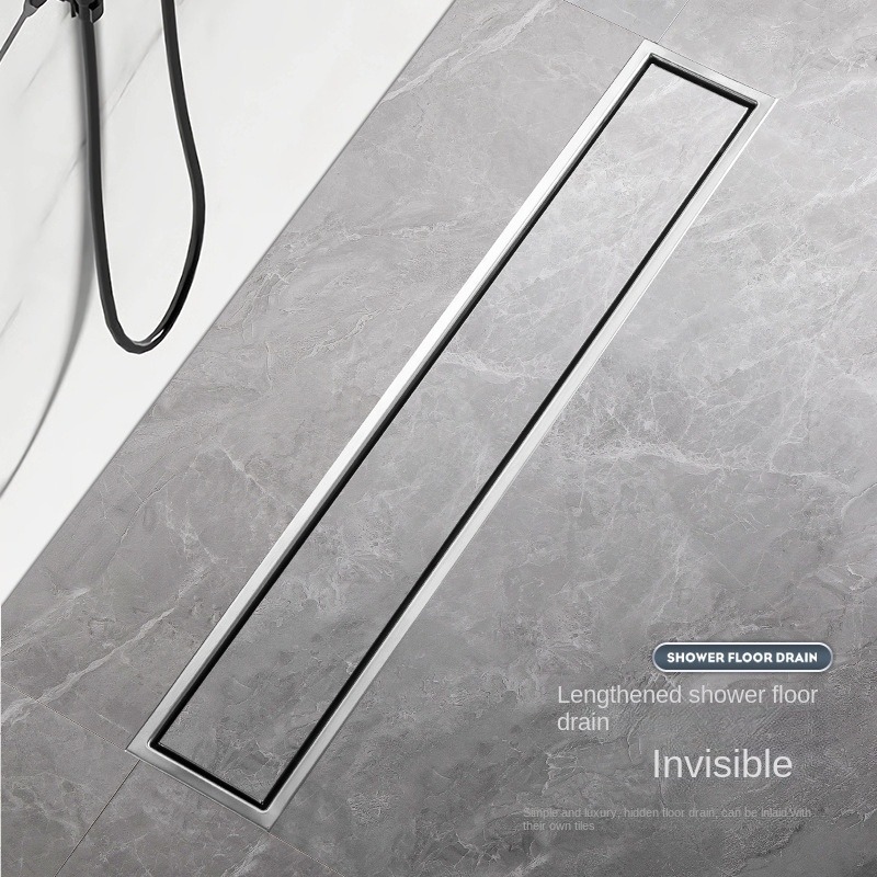 304 stainless steel rectangular hidden floor drain bathroom balcony ...